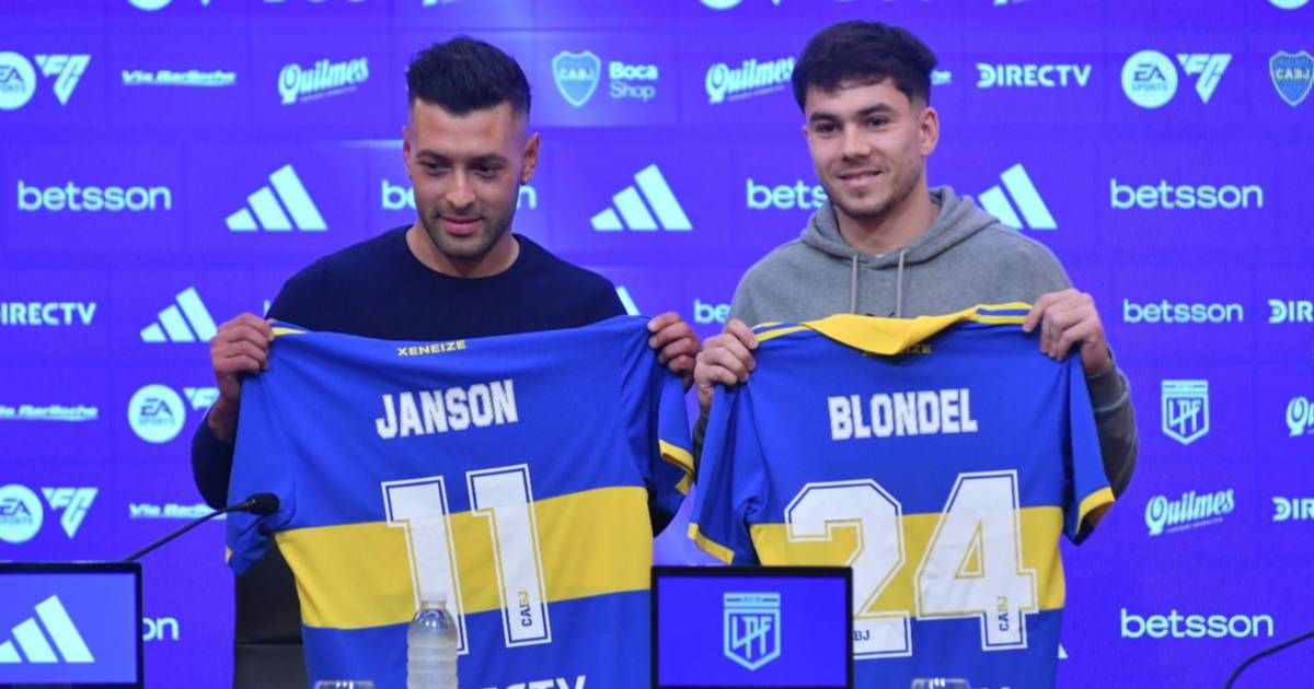 Boca presentó a sus nuevos refuerzos: Lucas Janson y Lucas Blondel | El Diario de la República